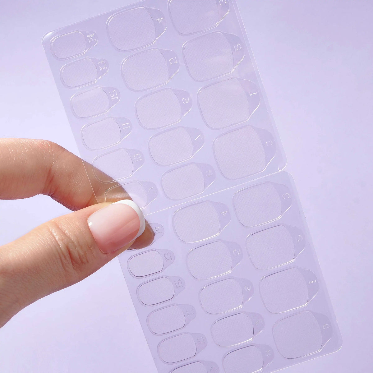 Single Sheet Of 30 Nail Glue Tabs For Nails Press On Nails Stick On ...
