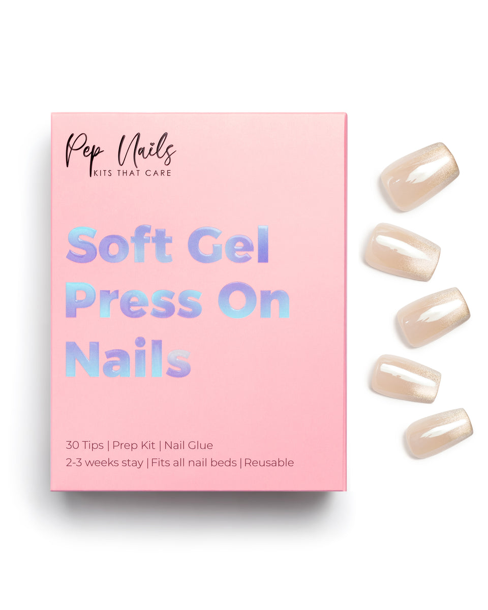 Soft Gel Nails Press On Nails Stick On Nails Fake Nails Artificial ...